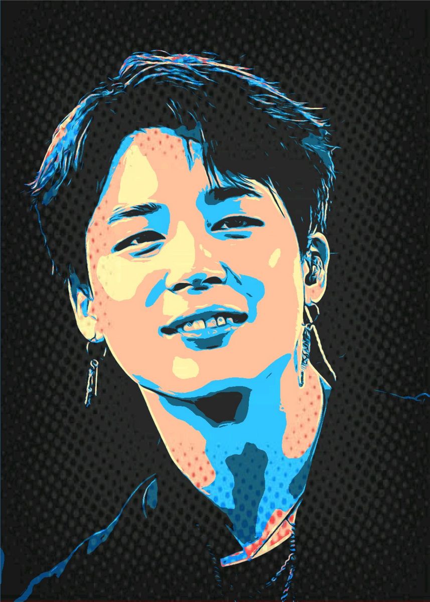 'jimin' Poster by Sevin Yoga | Displate