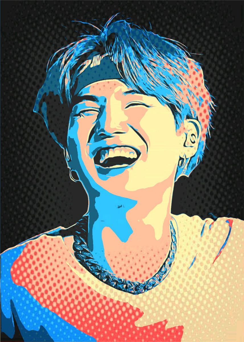 'suga' Poster, picture, metal print, paint by Sevin Yoga | Displate