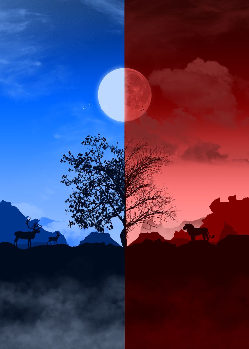 'Same But Different' Poster, picture, metal print, paint by Lukas Lii ...