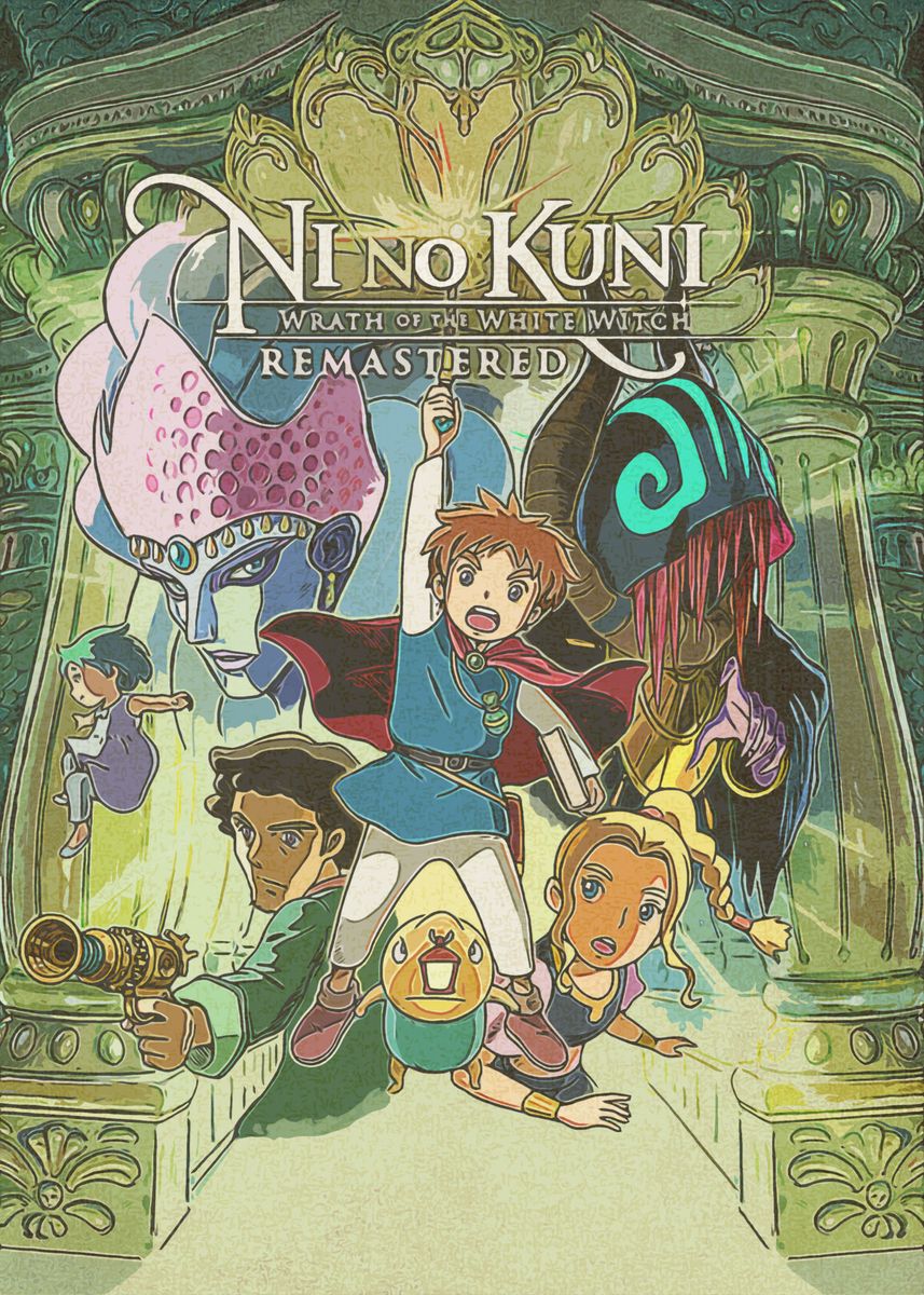 'Ni no Kuni' Poster, picture, metal print, paint by Rian setiadi | Displate