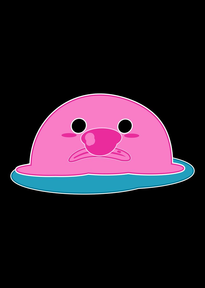 'Blobby the Blob Fish' Poster by John DonJoe | Displate