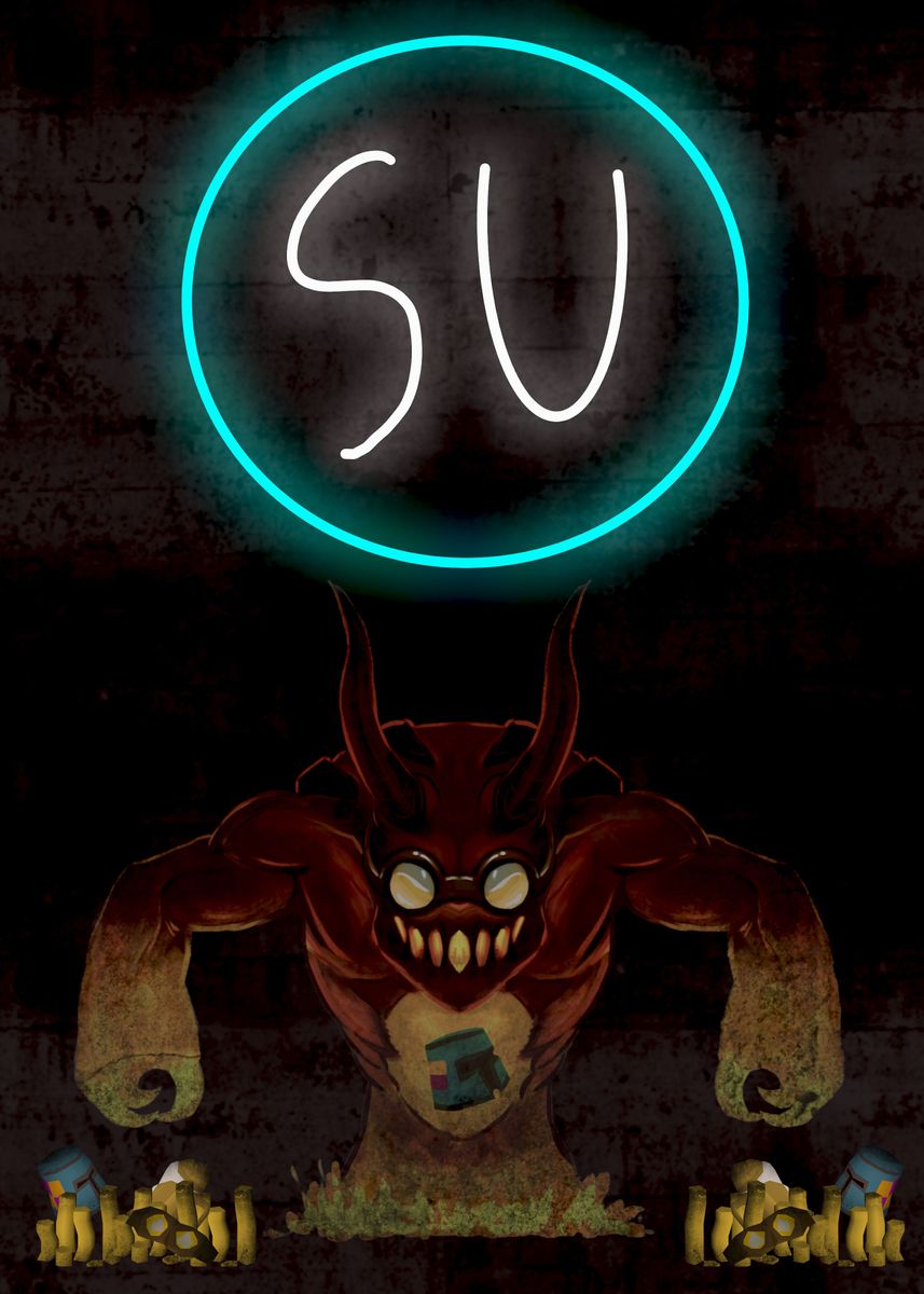 'Scuff Unit' Poster, picture, metal print, paint by Tom Gunschilli ...