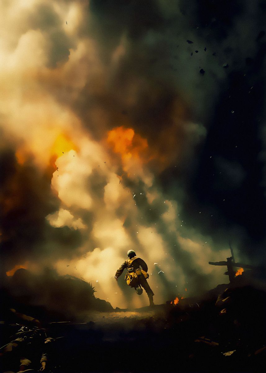 'Hacksaw Ridge' Poster, picture, metal print, paint by SeeMyArt | Displate