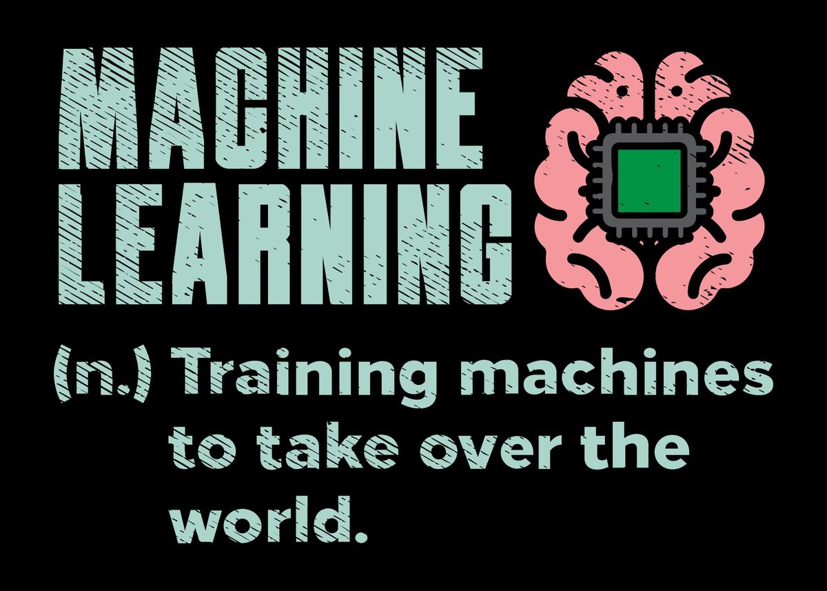 'Machine Learning Training ' Poster by Uwe Seibert | Displate