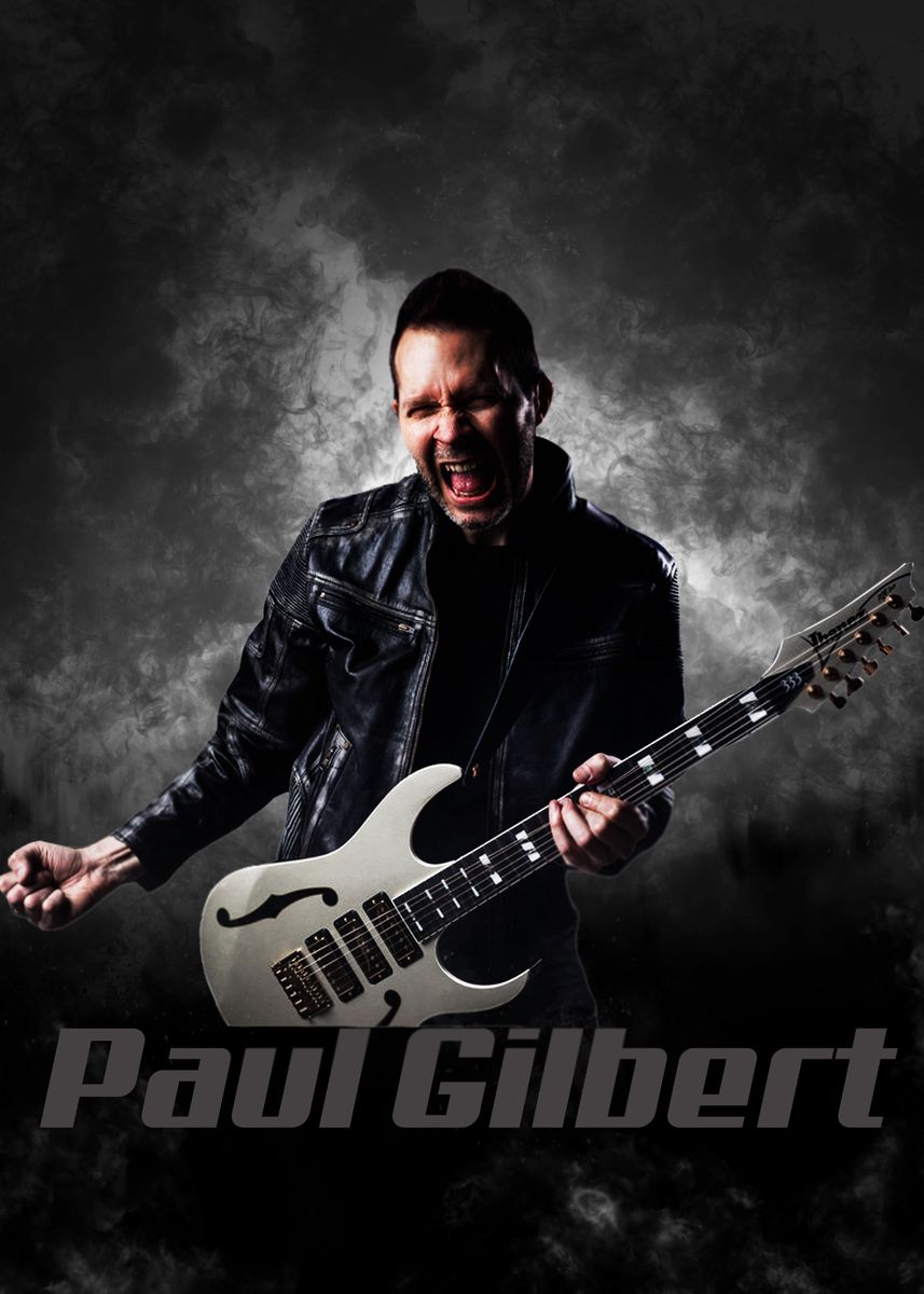 'Paul Gilbert' Poster by tobirama senju | Displate