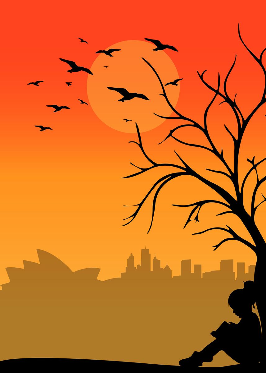 'Dusky night' Poster, picture, metal print, paint by Vishmika Fernando ...