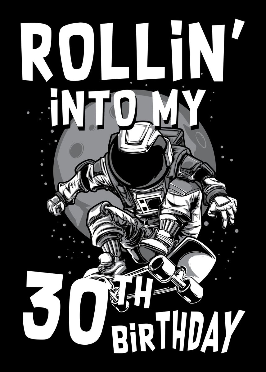 '30th Birthday' Poster by Cooldruck | Displate