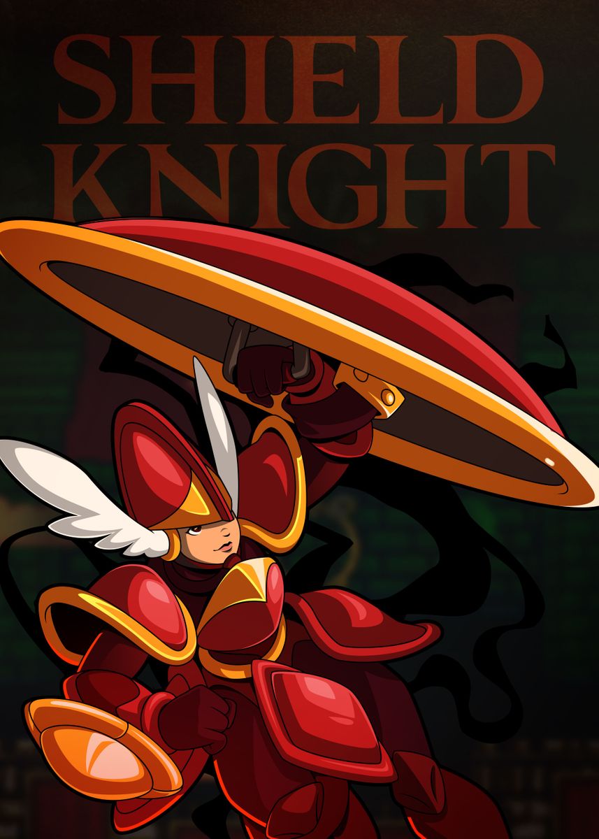'Shield Knight' Poster, picture, metal print, paint by Shovel Knight ...