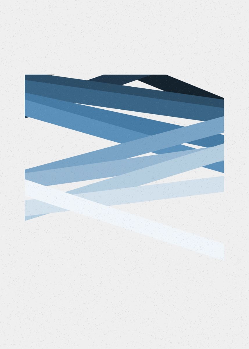 'Crossing lines' Poster, picture, metal print, paint by Iurii Vlasenko ...