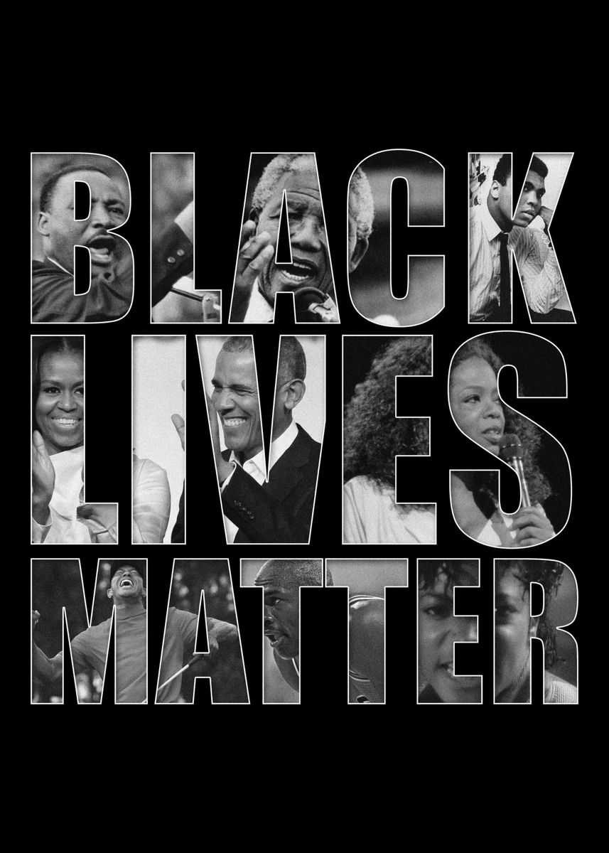 'Black Lives' Poster by Cooldruck | Displate