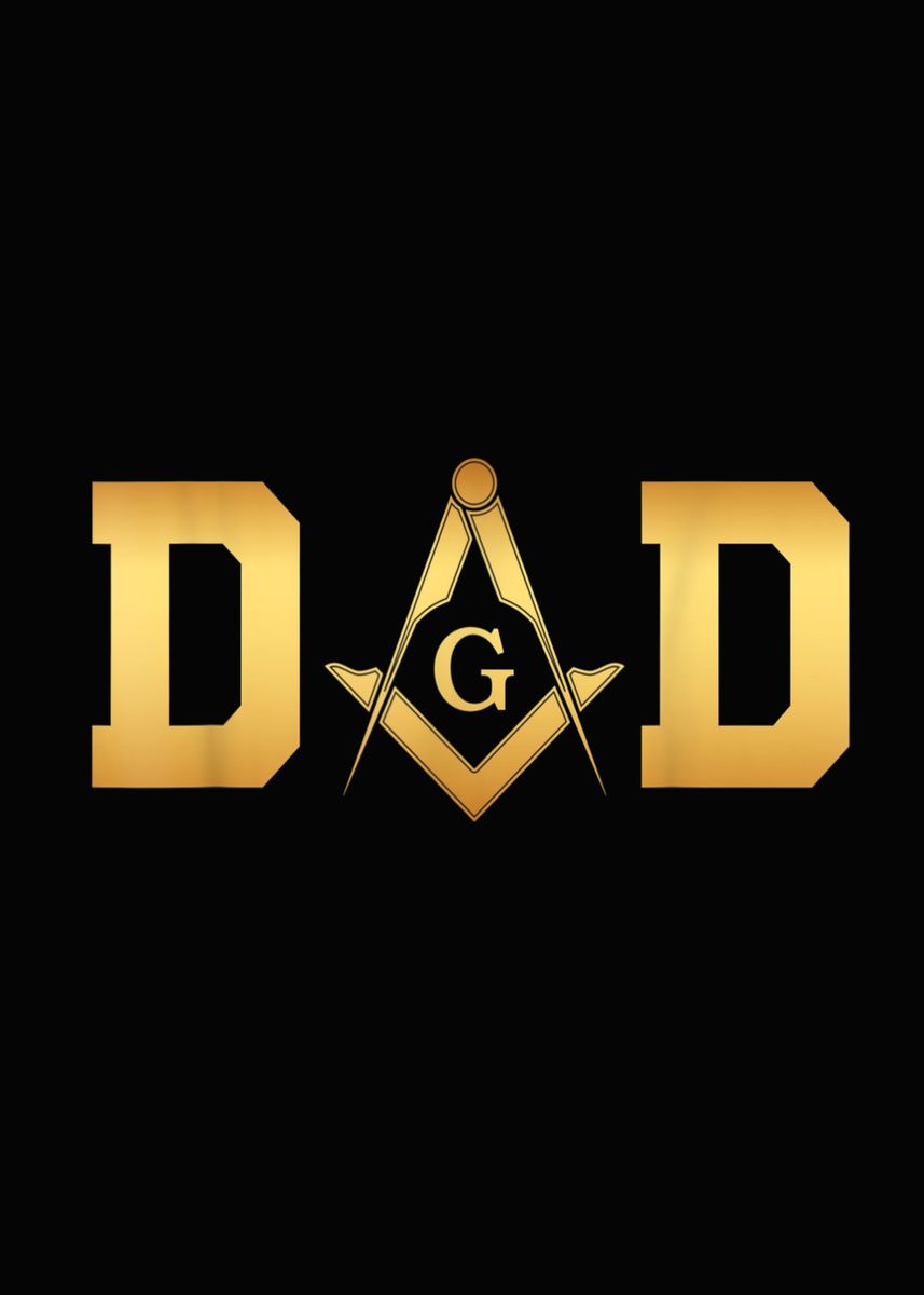 'Mens Masonic Dad Father s ' Poster, picture, metal print, paint by ...