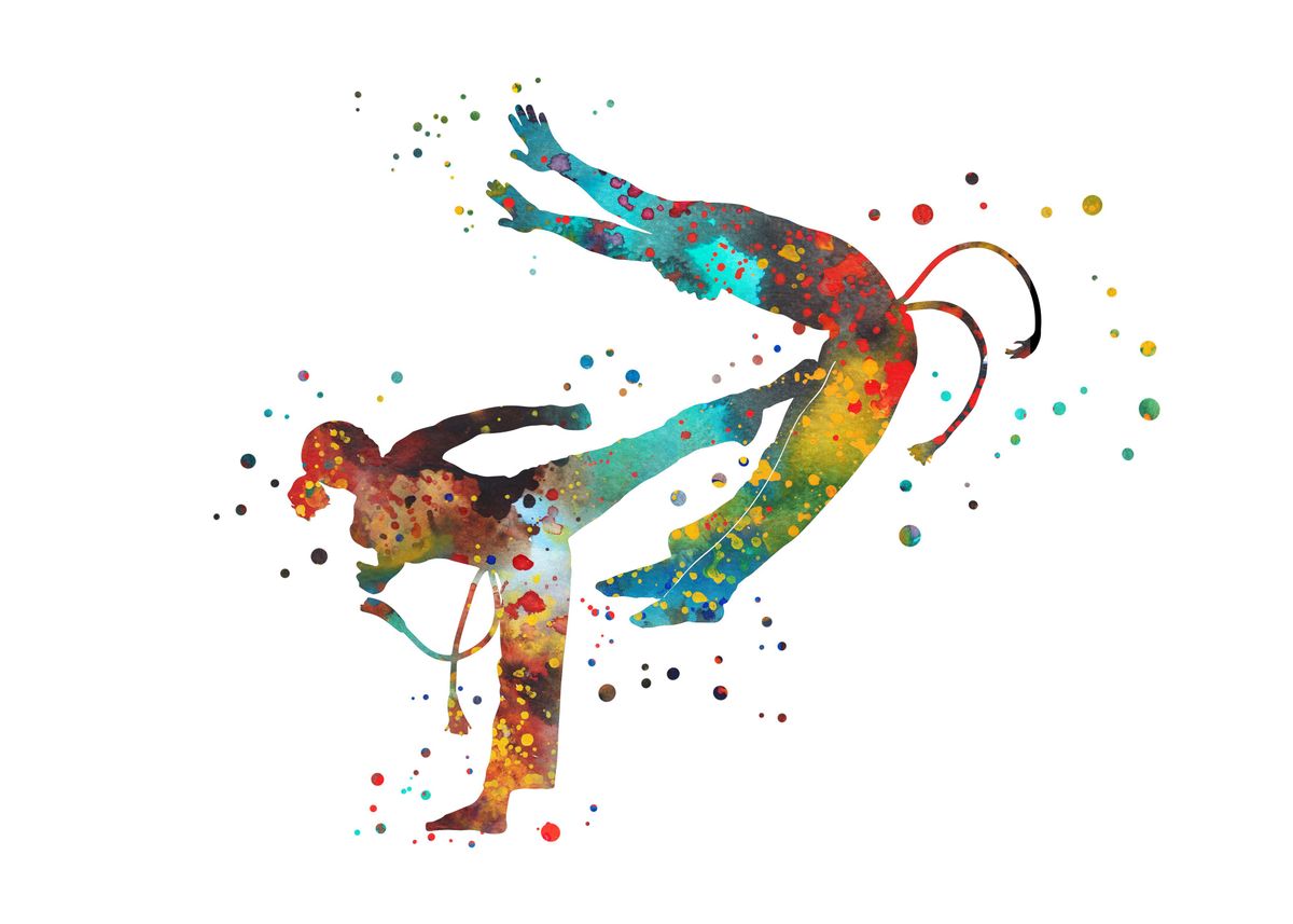 'Capoeira ' Poster by RosaliasArt | Displate
