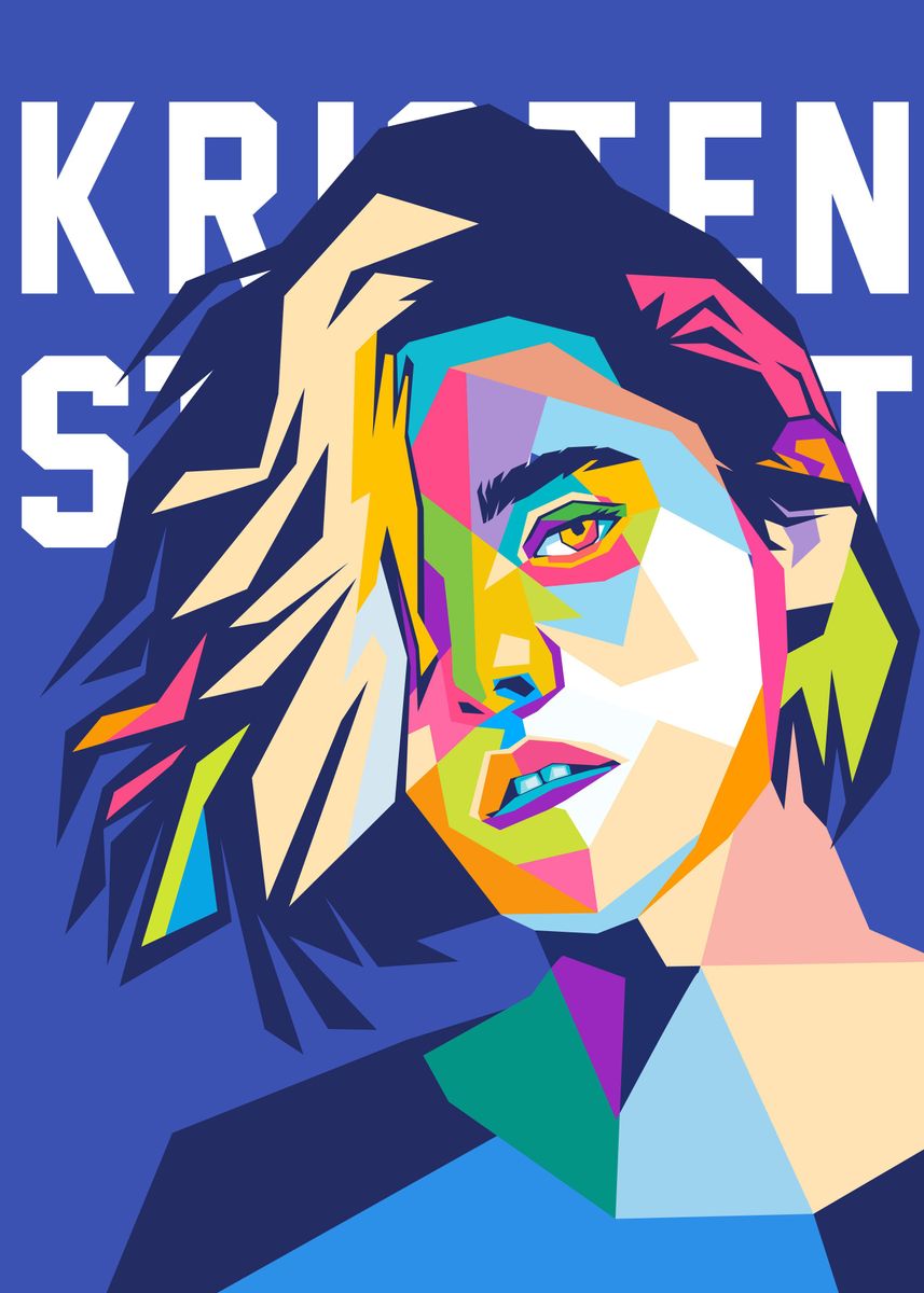 'Kristen stewart' Poster, picture, metal print, paint by Ar dani | Displate