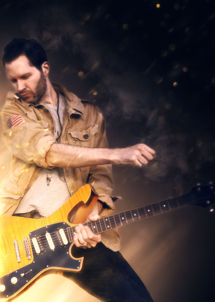 'Paul Gilbert' Poster, picture, metal print, paint by tobirama senju ...