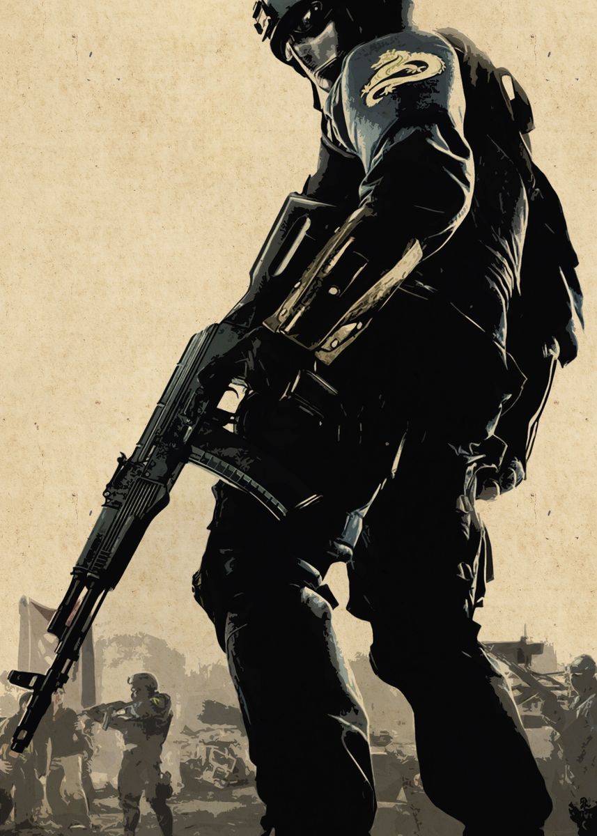 'homefront' Poster by dunand | Displate