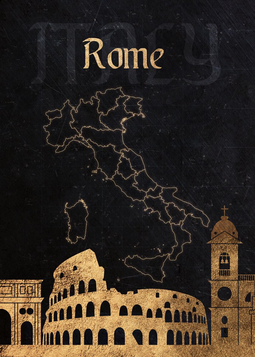 'Rome' Poster by Alin Gabriel | Displate