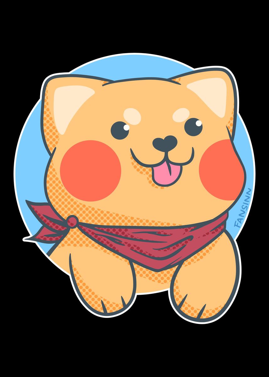 'Dog barking Bark breed pet' Poster, picture, metal print, paint by ...