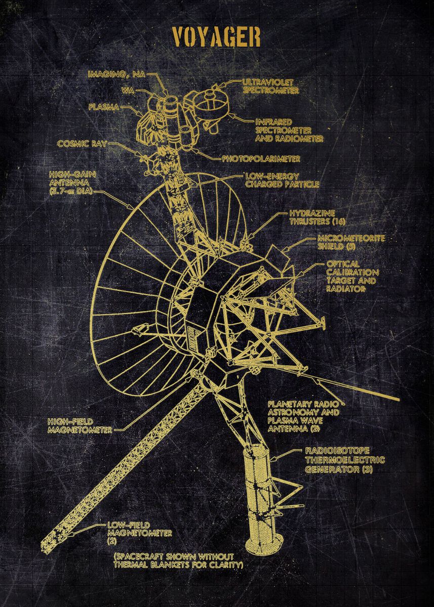 'voyager' Poster by MAXART DESIGN | Displate