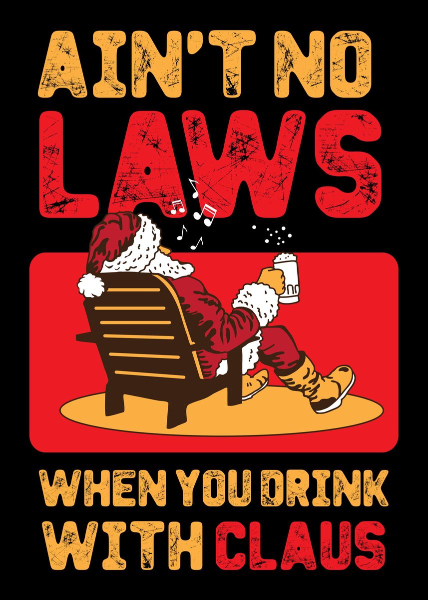 'Aint no laws' Poster, picture, metal print, paint by Stefanie Herrmann ...