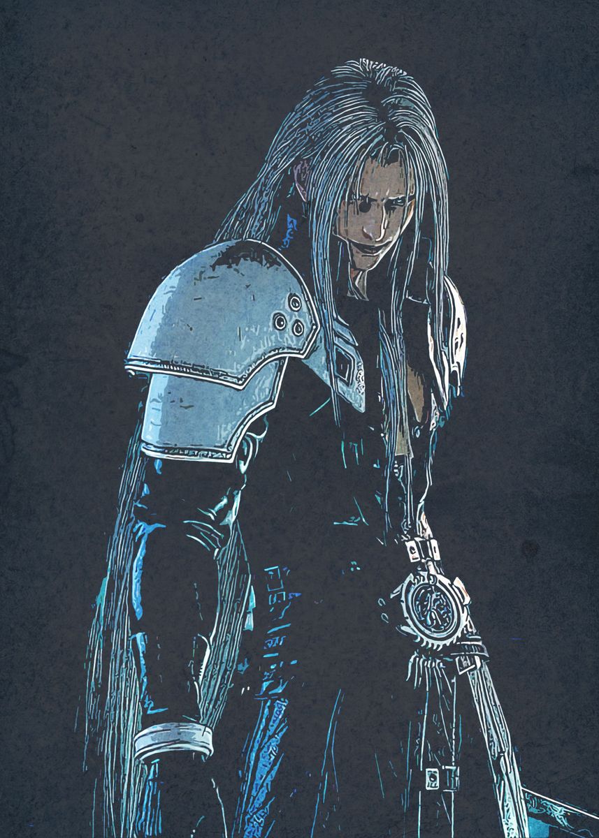 'Sephiroth' Poster by Rian setiadi | Displate