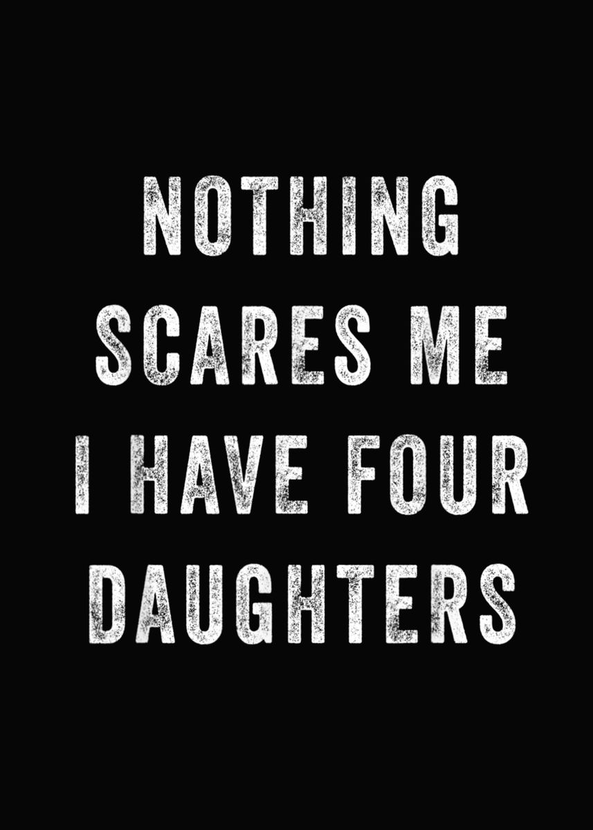'Nothing Scares Me ' Poster, picture, metal print, paint by owl love ...