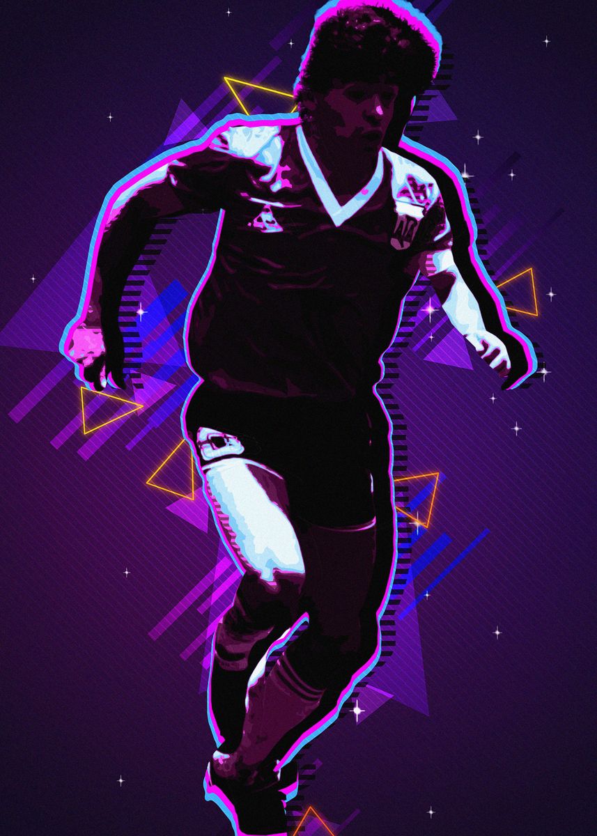 'Diego Maradona' Poster by Bustabu | Displate