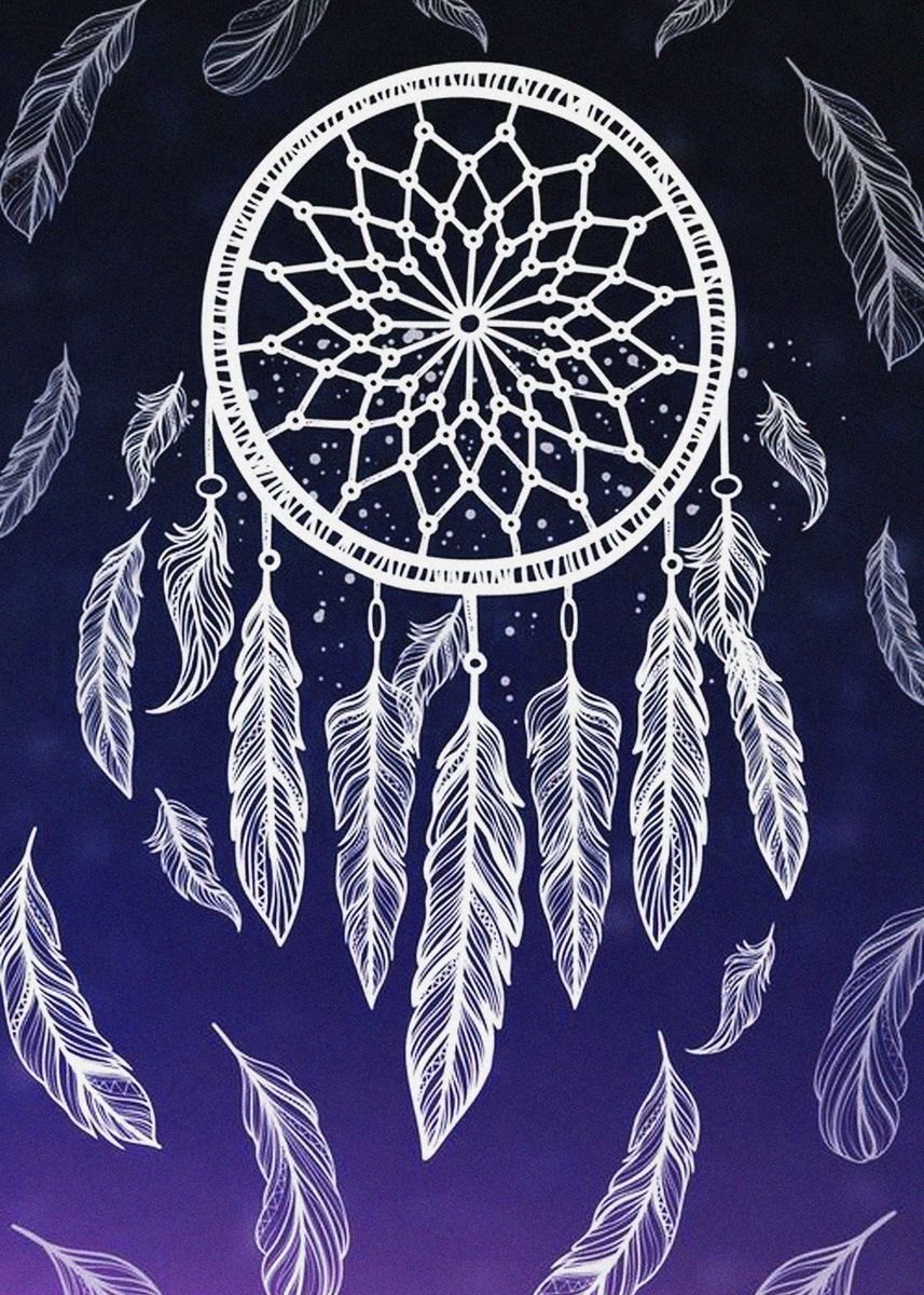 'dream catcher' Poster, picture, metal print, paint by Untitled Goose ...