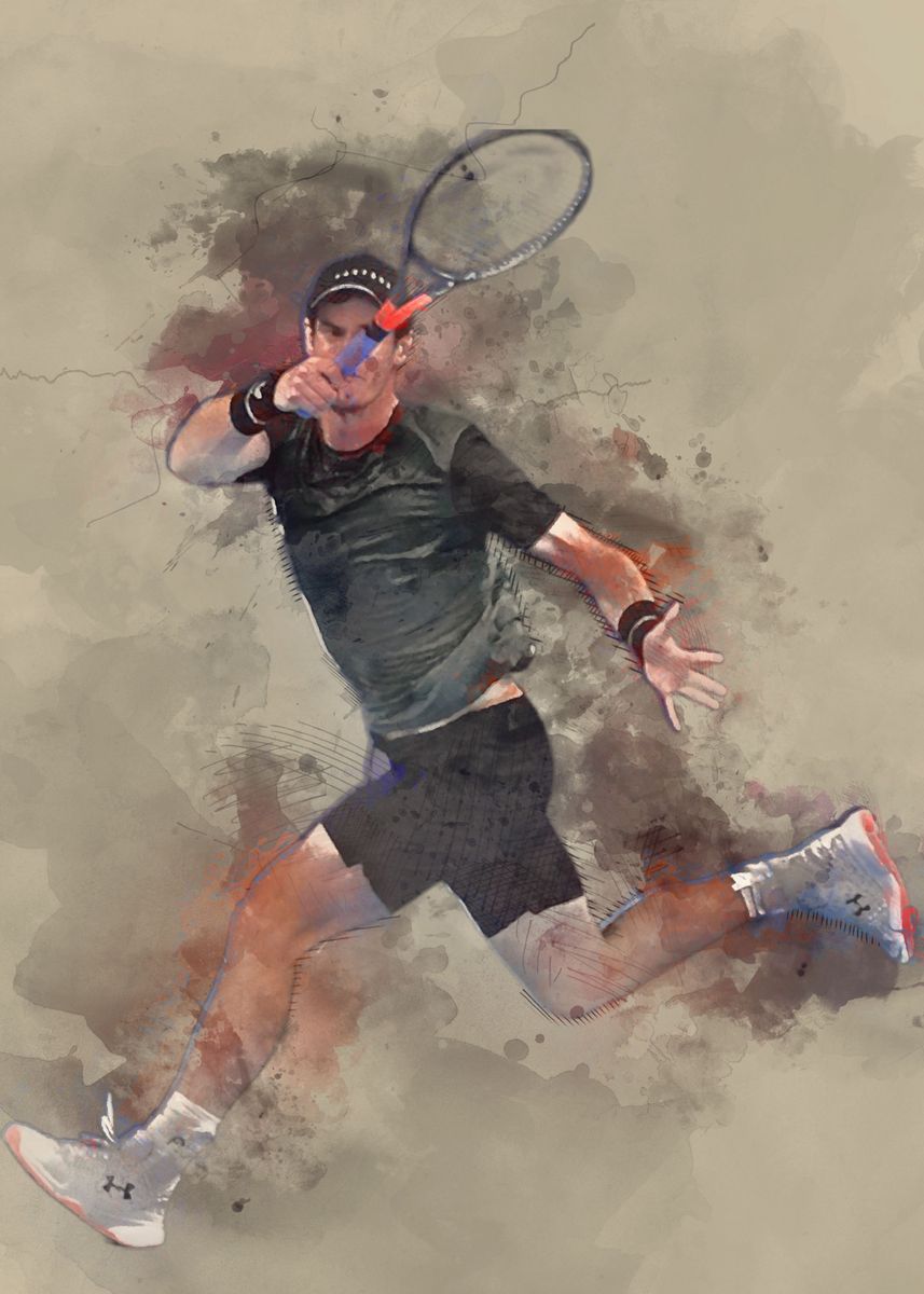 'Andy Murray' Poster by VEC Group | Displate