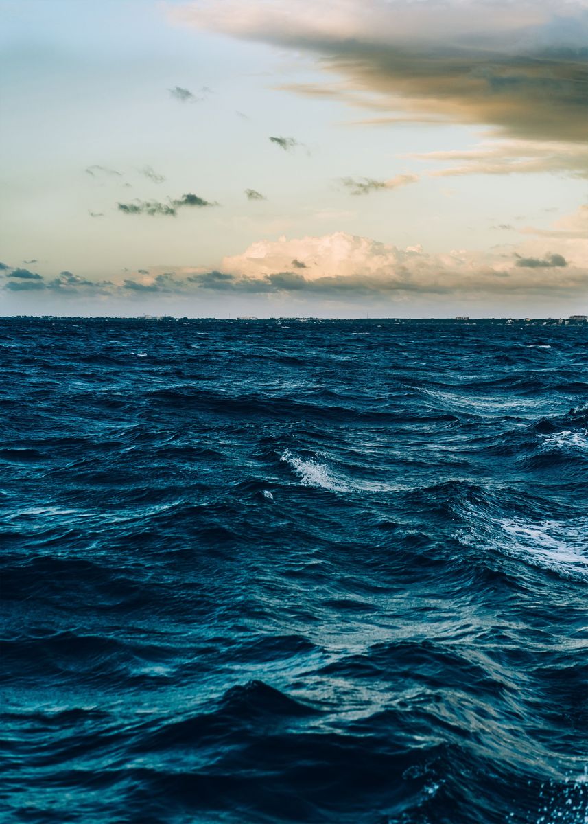 'sea' Poster, picture, metal print, paint by Katherine K | Displate