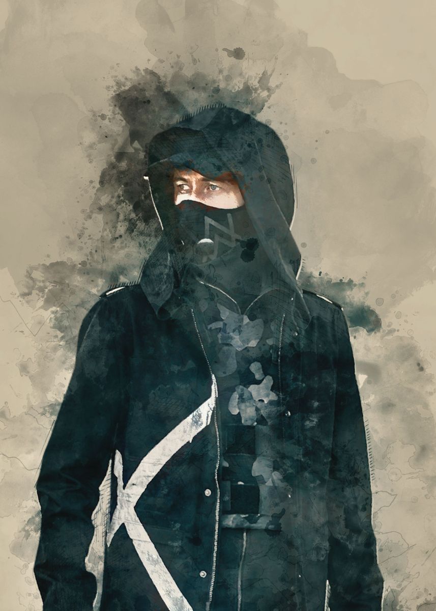 'Alan Walker' Poster, picture, metal print, paint by MDA STUDIO | Displate