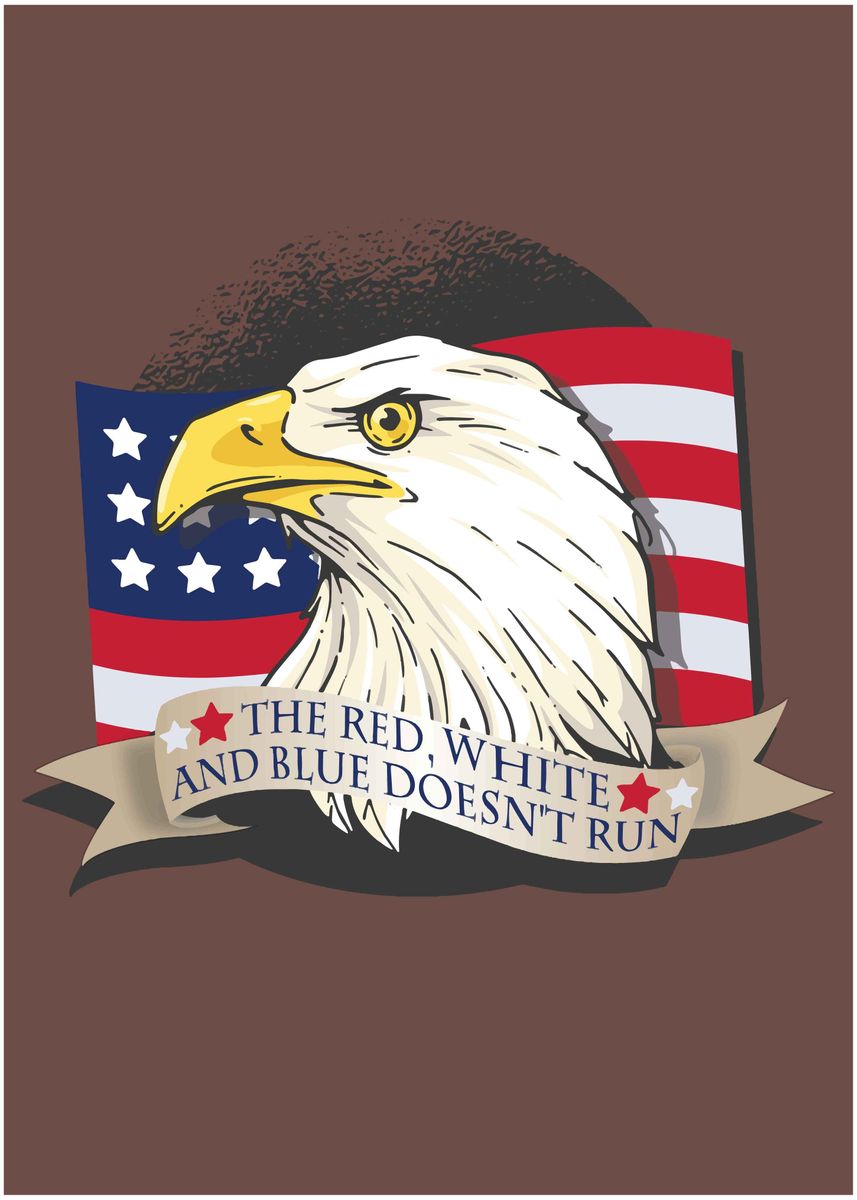 'American Bald Eagle USA ' Poster by TycoonDesign | Displate