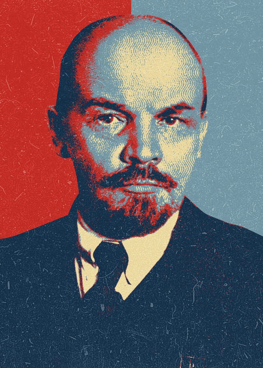 'Vladimir Lenin' Poster, picture, metal print, paint by Izmo Scribbles ...