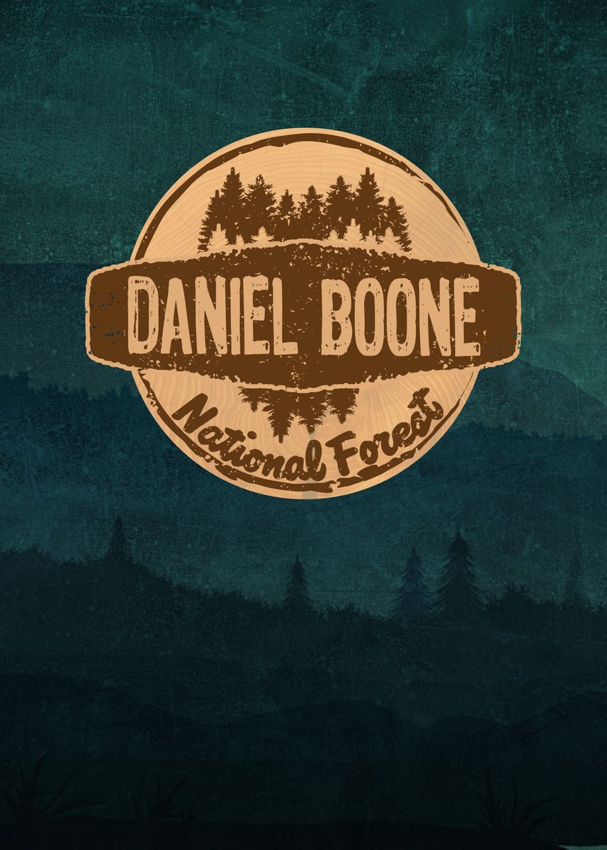 'Daniel Boone' Poster by osmik | Displate