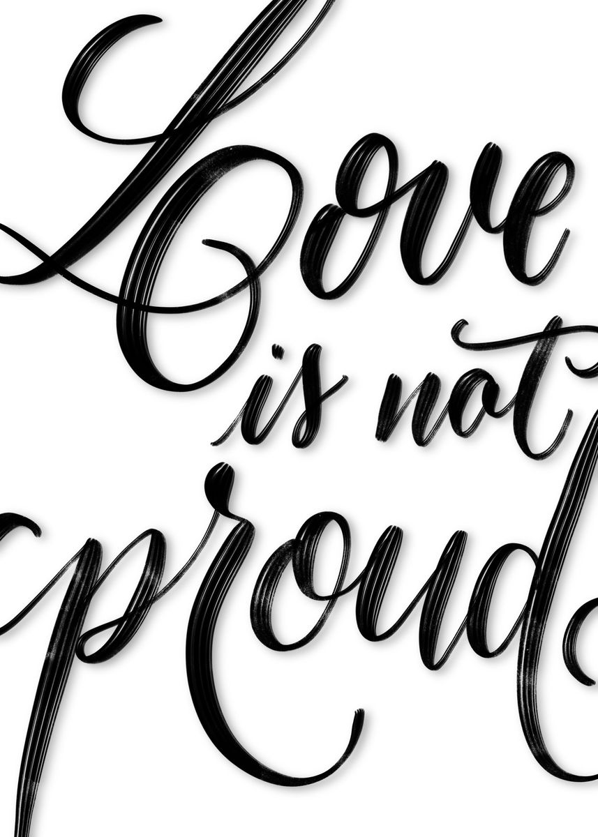 'Love Is Not Proud' Poster by Lis Aimbire | Displate