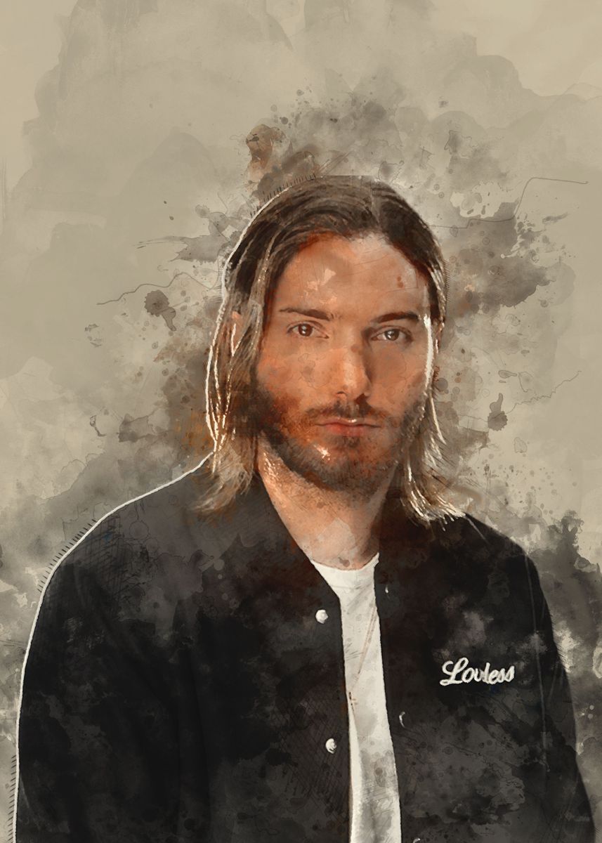 'Alesso' Poster, picture, metal print, paint by MDA STUDIO | Displate