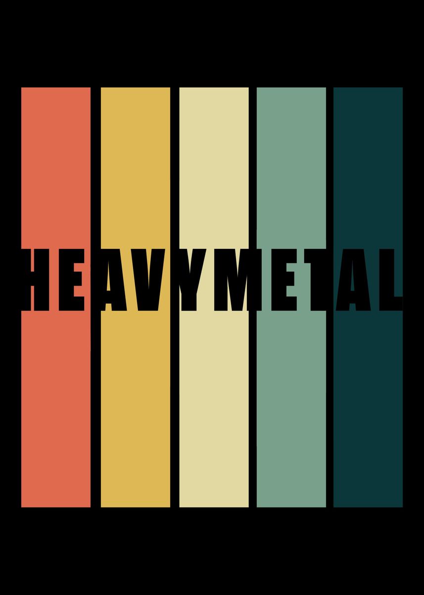 'Heavy metal' Poster by Stefanie Herrmann | Displate