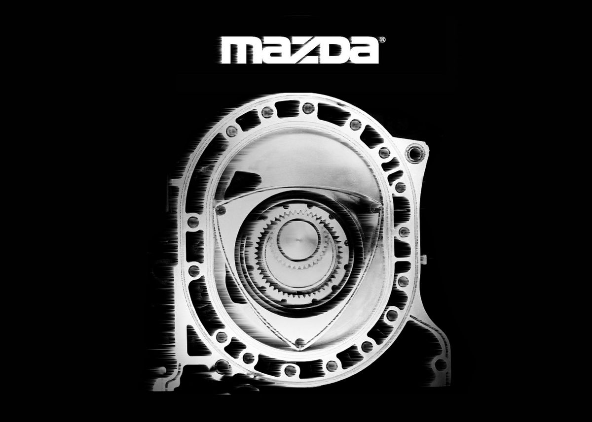 'Mazda rotary' Poster by Vilius | Displate