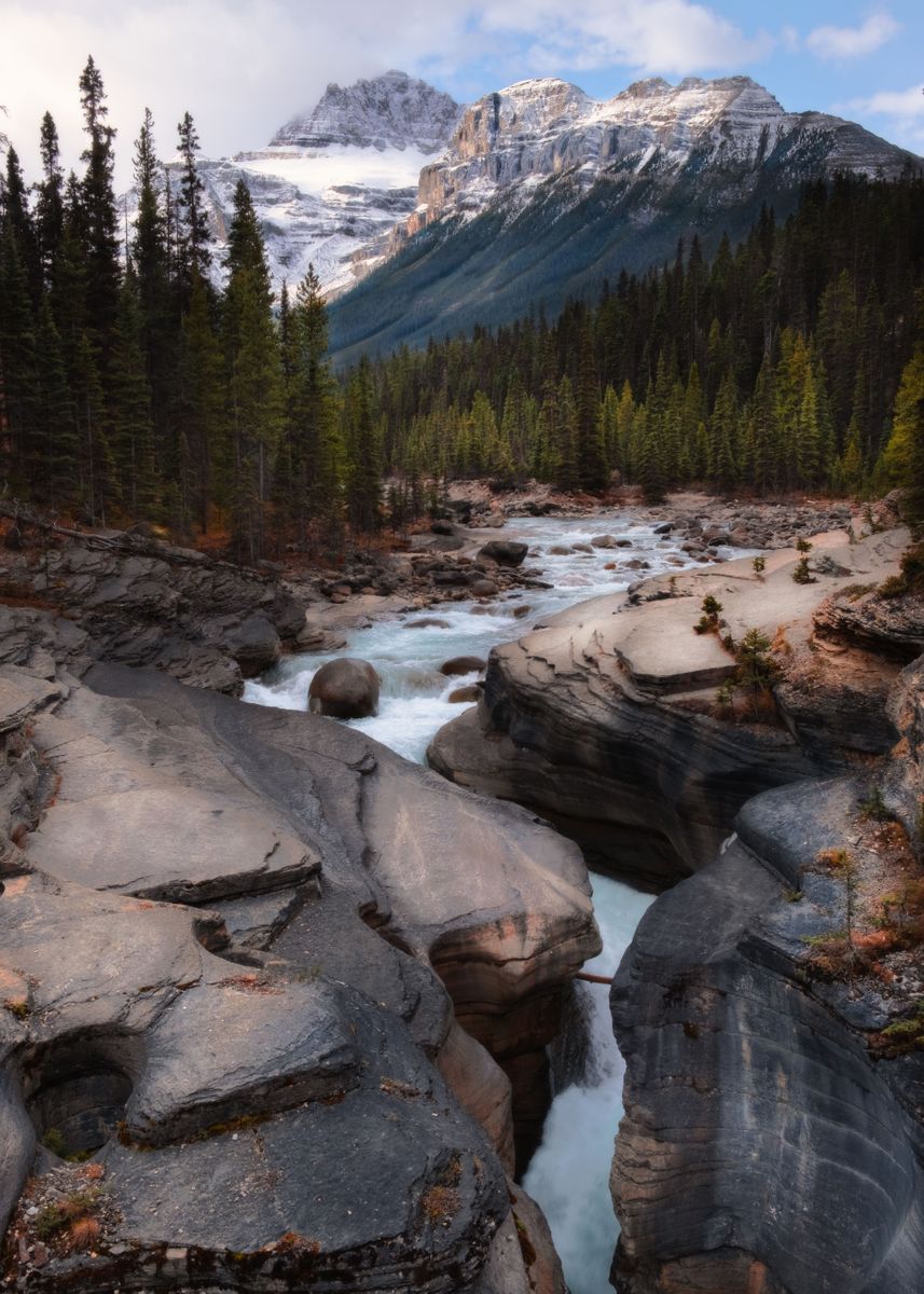 'Mistaya Canyon ' Poster by Colin Bax | Displate