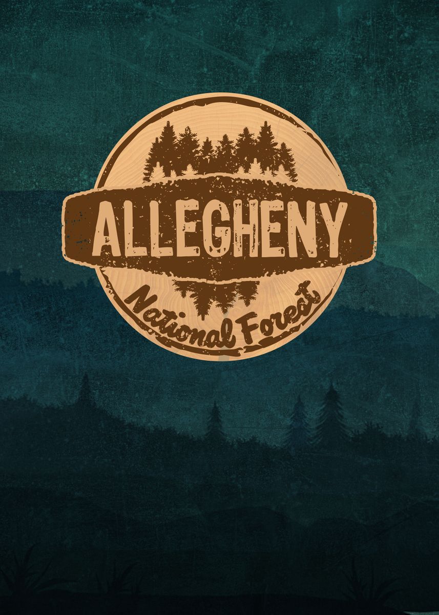 'Allegheny' Poster, picture, metal print, paint by osmik | Displate