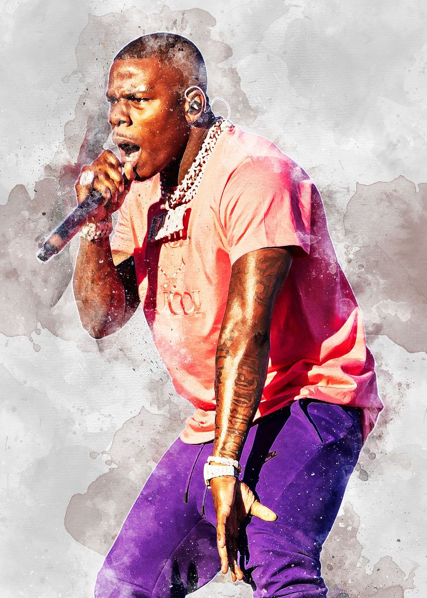 'DaBaby' Poster, picture, metal print, paint by Pierre Yeldell | Displate