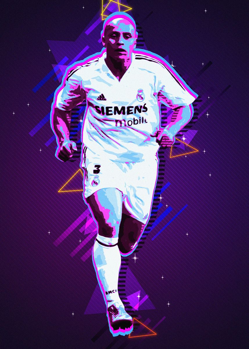 'Roberto Carlos' Poster, picture, metal print, paint by Bustabu | Displate