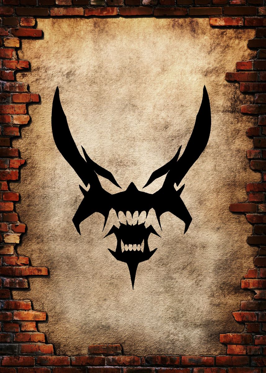 'Akumetsu' Poster, picture, metal print, paint by Beiler Korey | Displate