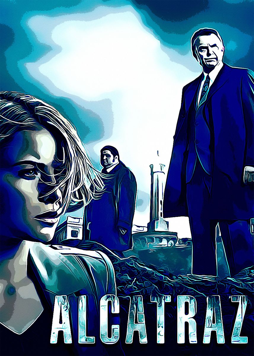 'Alcatraz 3' Poster, picture, metal print, paint by Zain Brookes | Displate