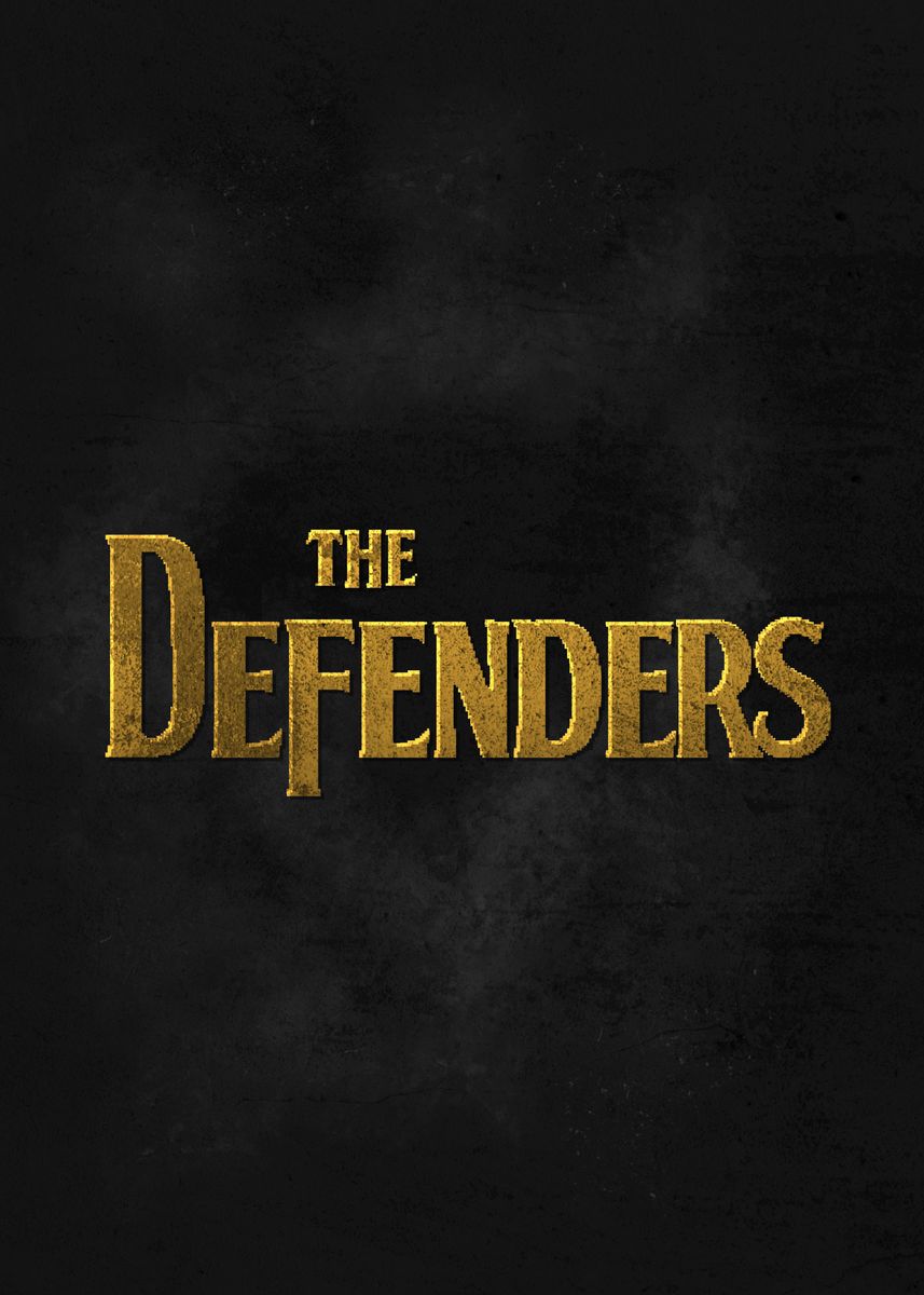 'the defenders band gold' Poster, picture, metal print, paint by erwin ...
