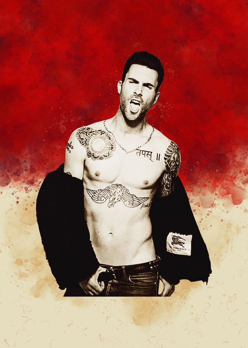 'Adam Noah Levine' Poster, picture, metal print, paint by Brigg | Displate