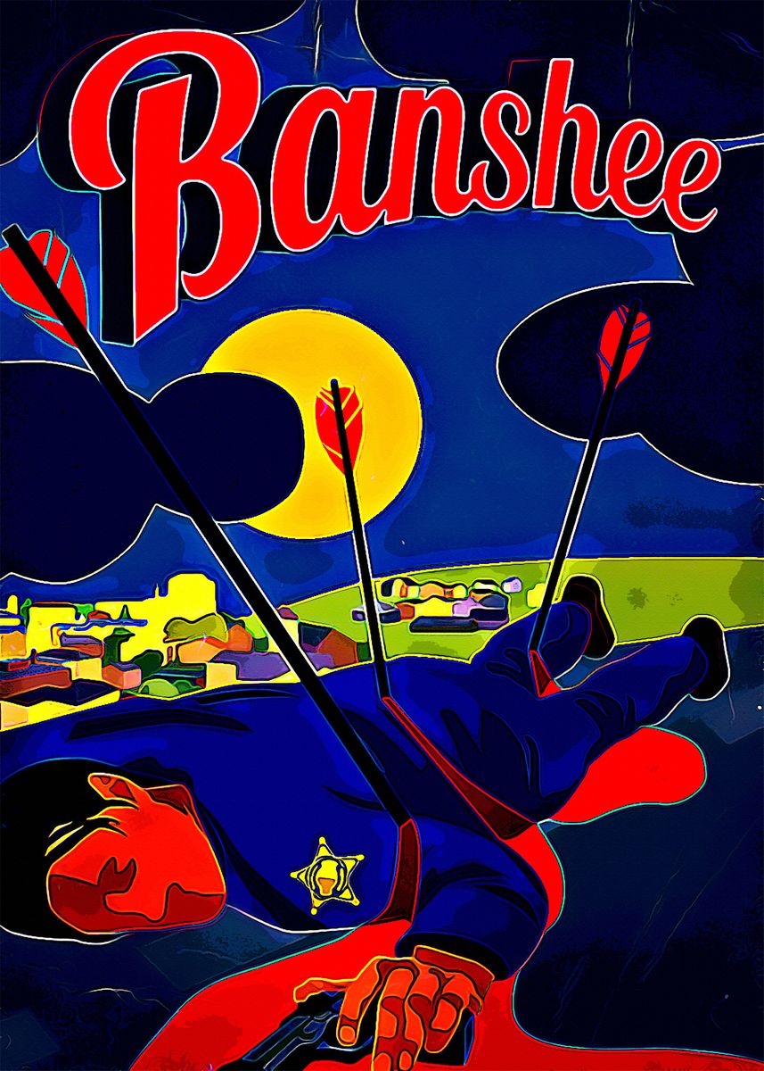 'Banshee 2' Poster, picture, metal print, paint by Zain Brookes | Displate