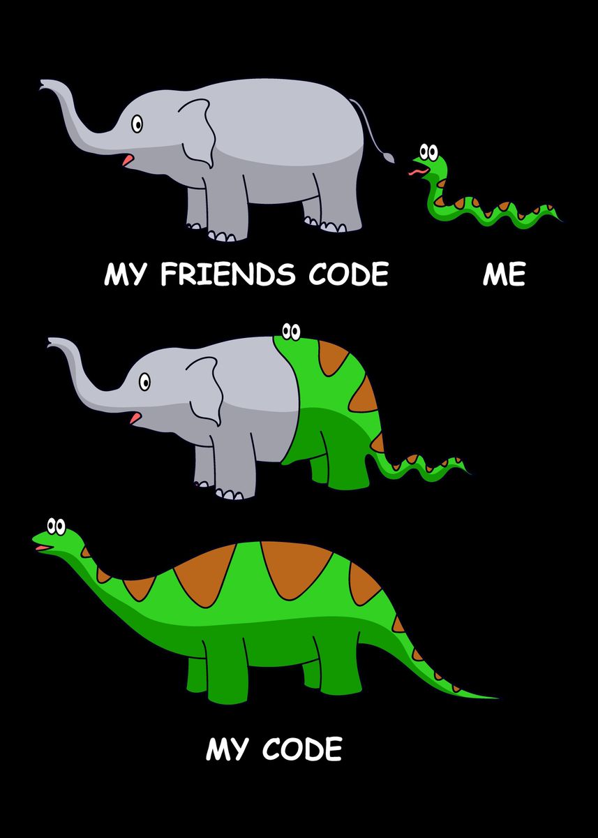 'Funny Programmer Software ' Poster, picture, metal print, paint by ...