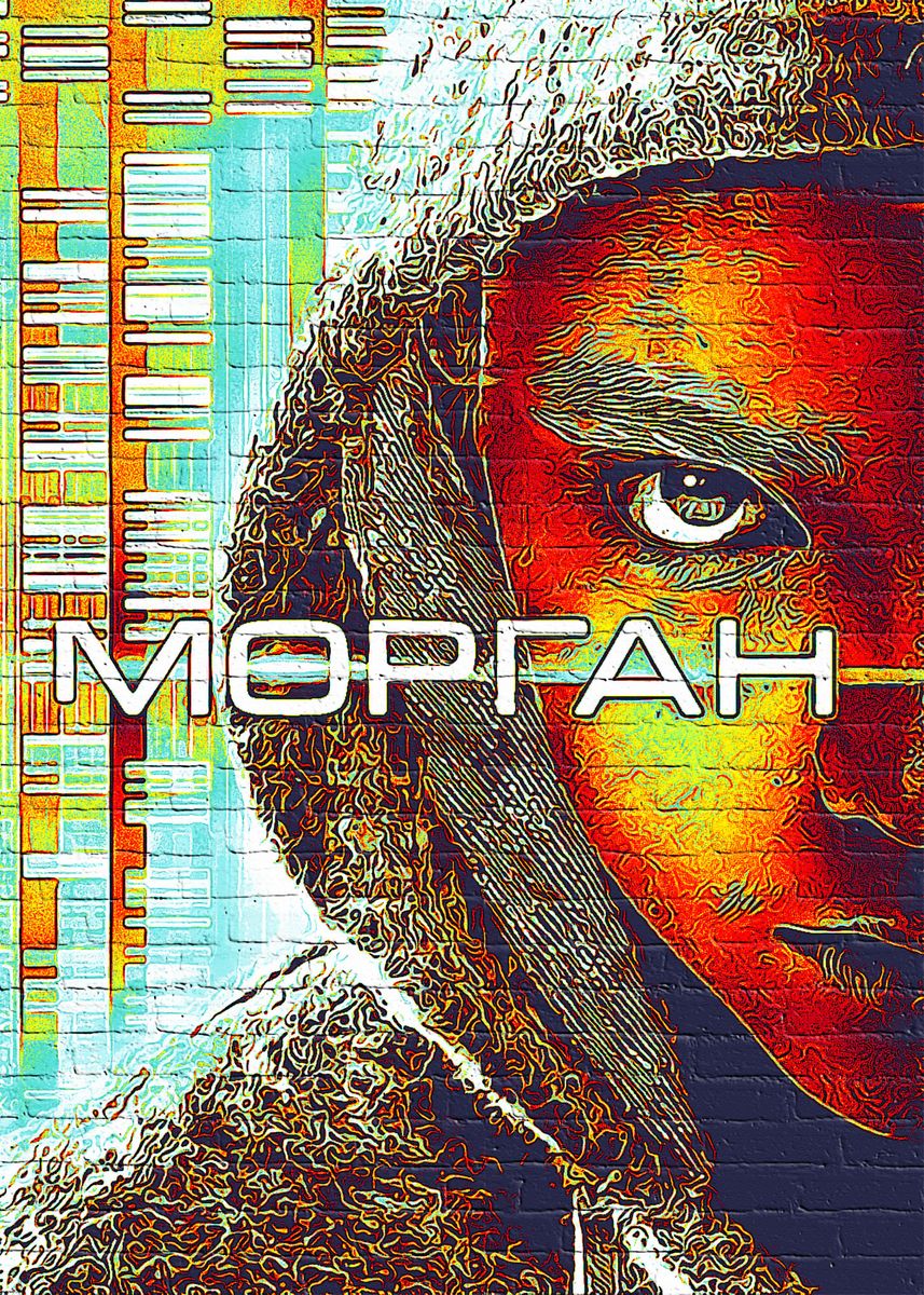 'Morgan 2' Poster, picture, metal print, paint by Vivienne Raymond ...