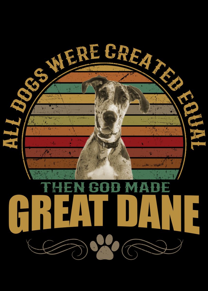'Great Dane' Poster by ML Arts | Displate