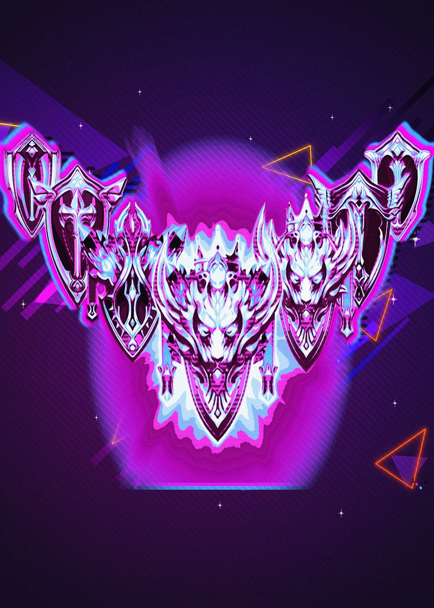 'moba' Poster, picture, metal print, paint by Lesie | Displate